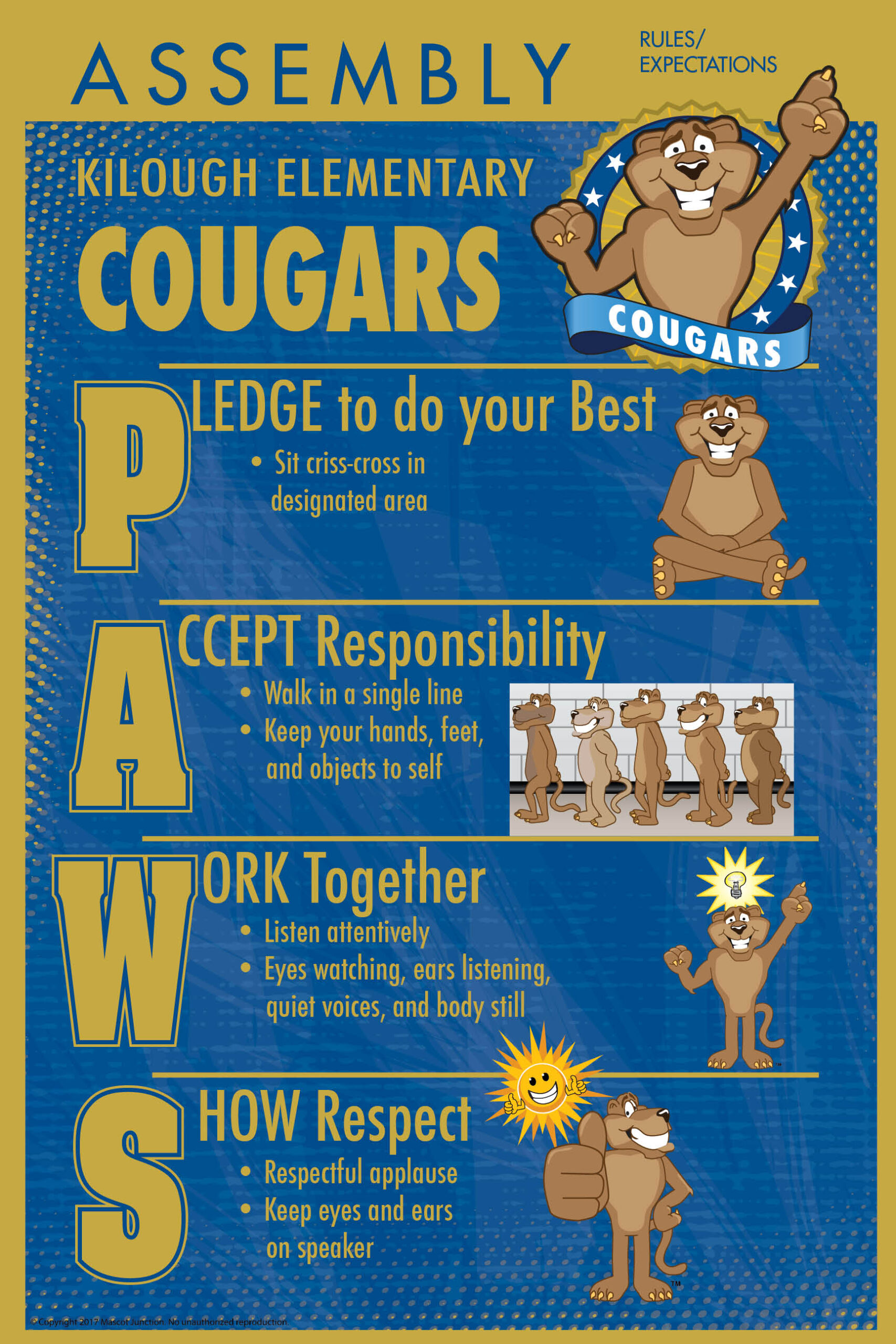 PBIS Posters - Matrix, Rules, Cafeteria, Classroom, Hallway, Playground ...